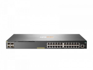 HPE Aruba 2930F (JL255A) Switch - 24 x Gigabit Ethernet PoE+ Ports, 4 x ...